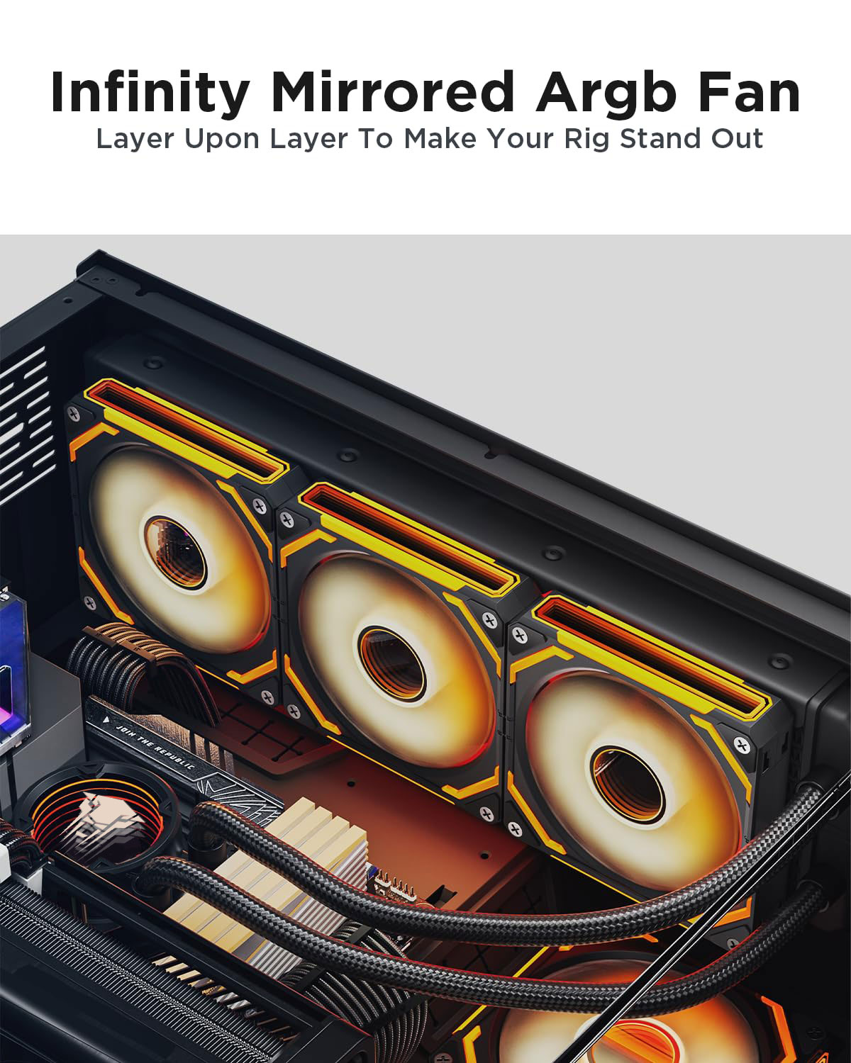 Jungle Leopard BM120 ARGB CPU Block Fan 120mm Music Sync Rhythm ...