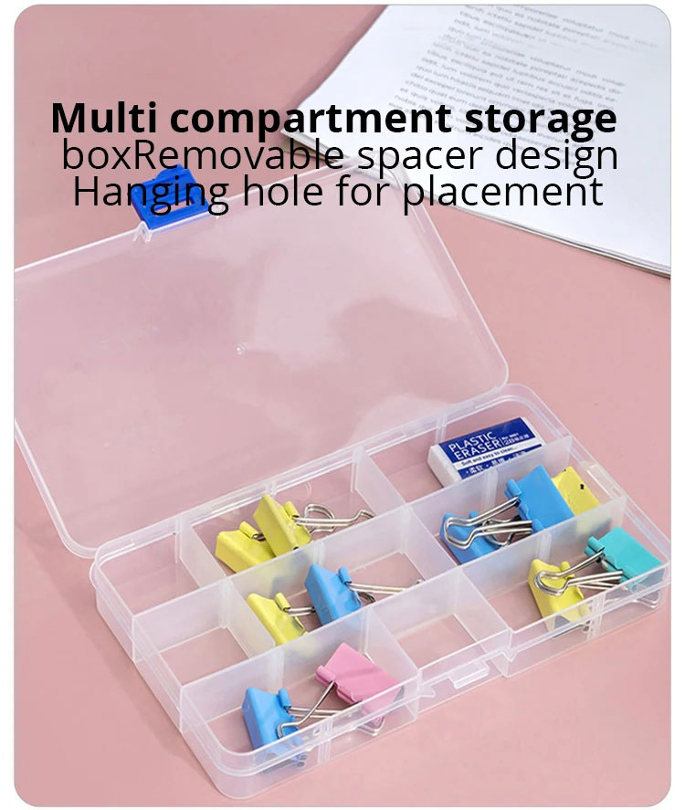 1Pc 15 /10 Grid Adjustable Plastic Jewelry Boxes Plastic Craft ...