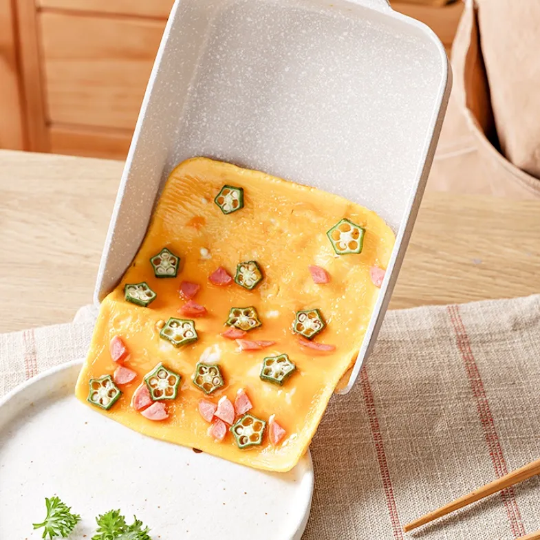 【Malaysia Spot Sale】Induction Non Stick Tamagoyaki Grill Pan Omelette ...