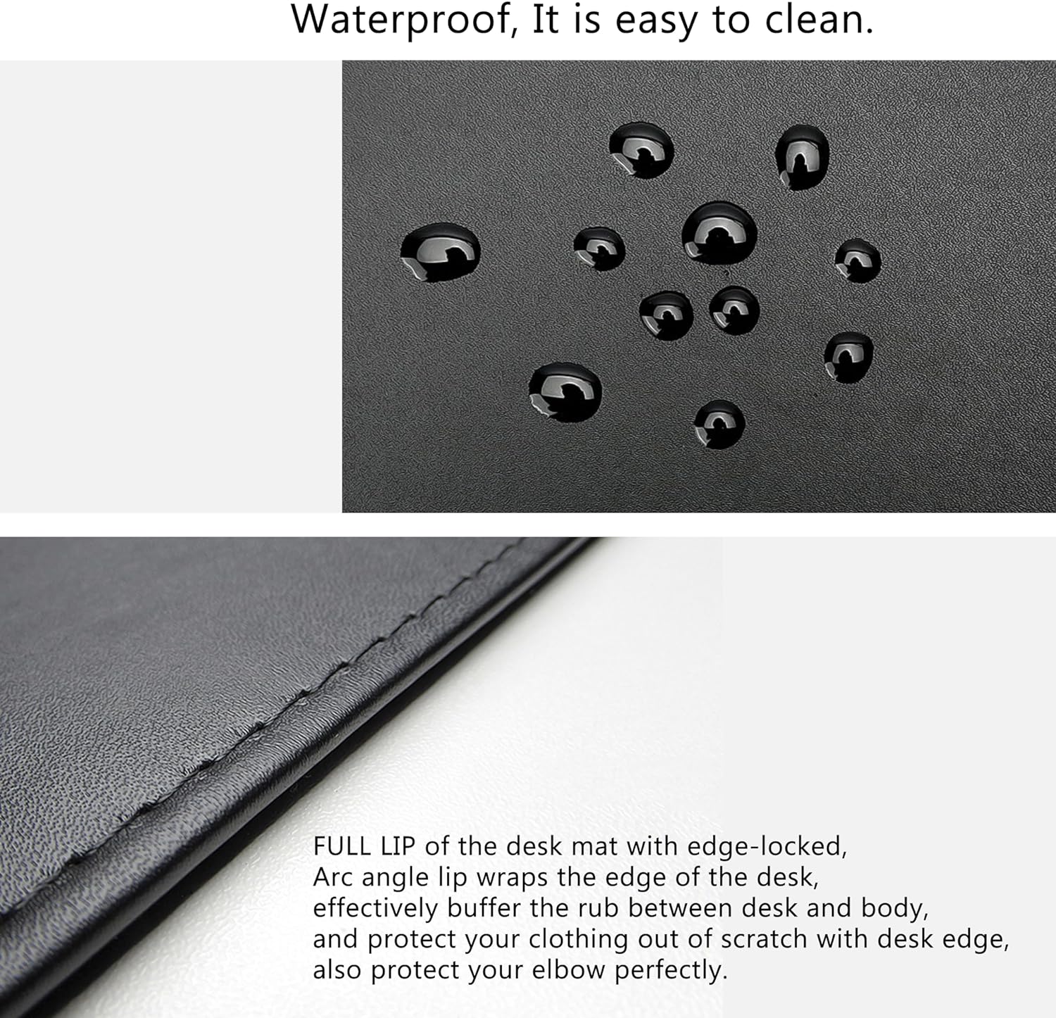 Edgefold Elbow Guard Wrist Guard Leather Office Desk Mat Large Mouse ...