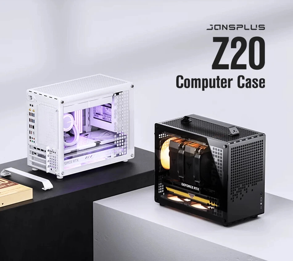 JONSBO Z20 MATX Case Portable Side View Small Case Office Gaming about 20L/detachable carrying ...