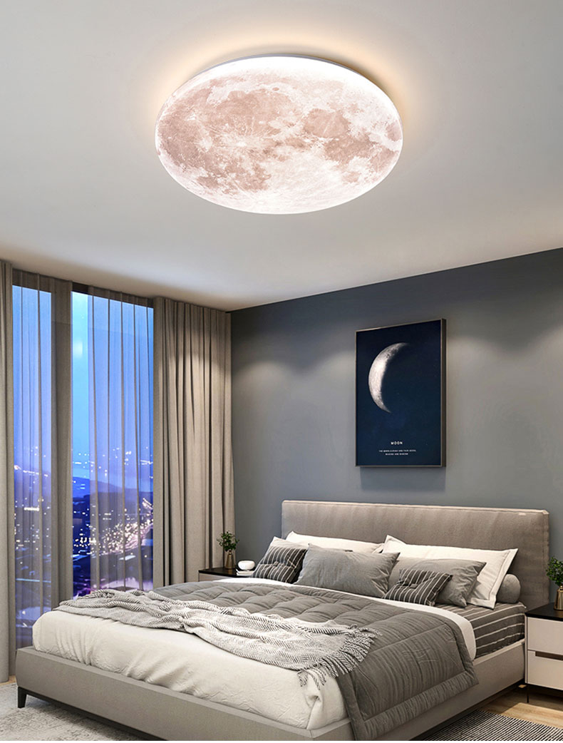 【VITALITY】18W/27W/48W Ceiling Light Earth Moon LED Lighting For Ceiling ...