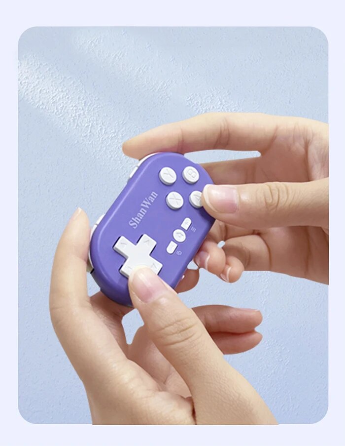 Shanwan Micro Wireless Bluetooth Controller Pocket-sized Mini Gamepad ...