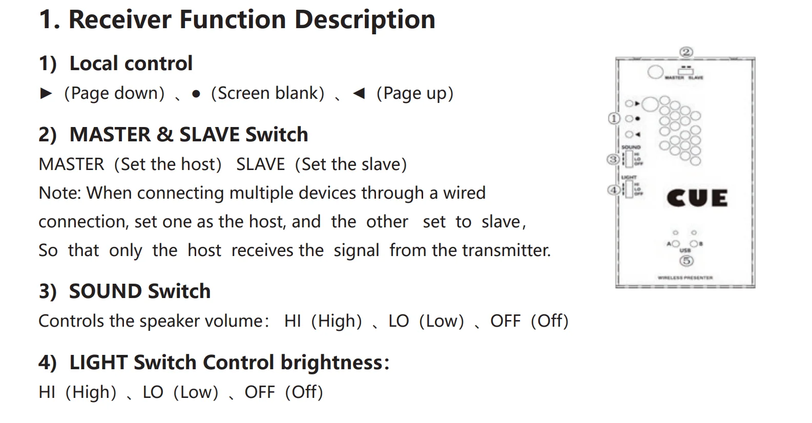 PowerPoint Presenter Perfect Cue Signaling System PPT Clicker Long Distance Control Wireless ...