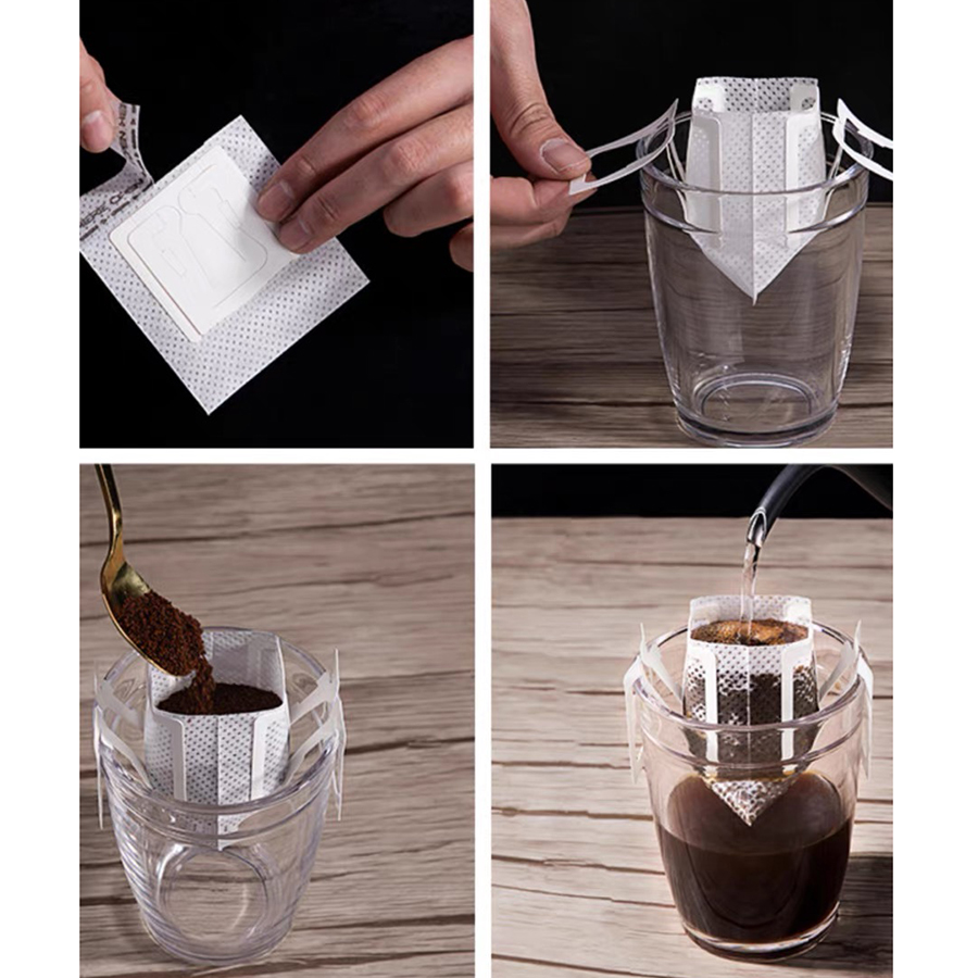 Coffee Filter Single-Serve Coffee Portable Pour Over Coffee Packets ...