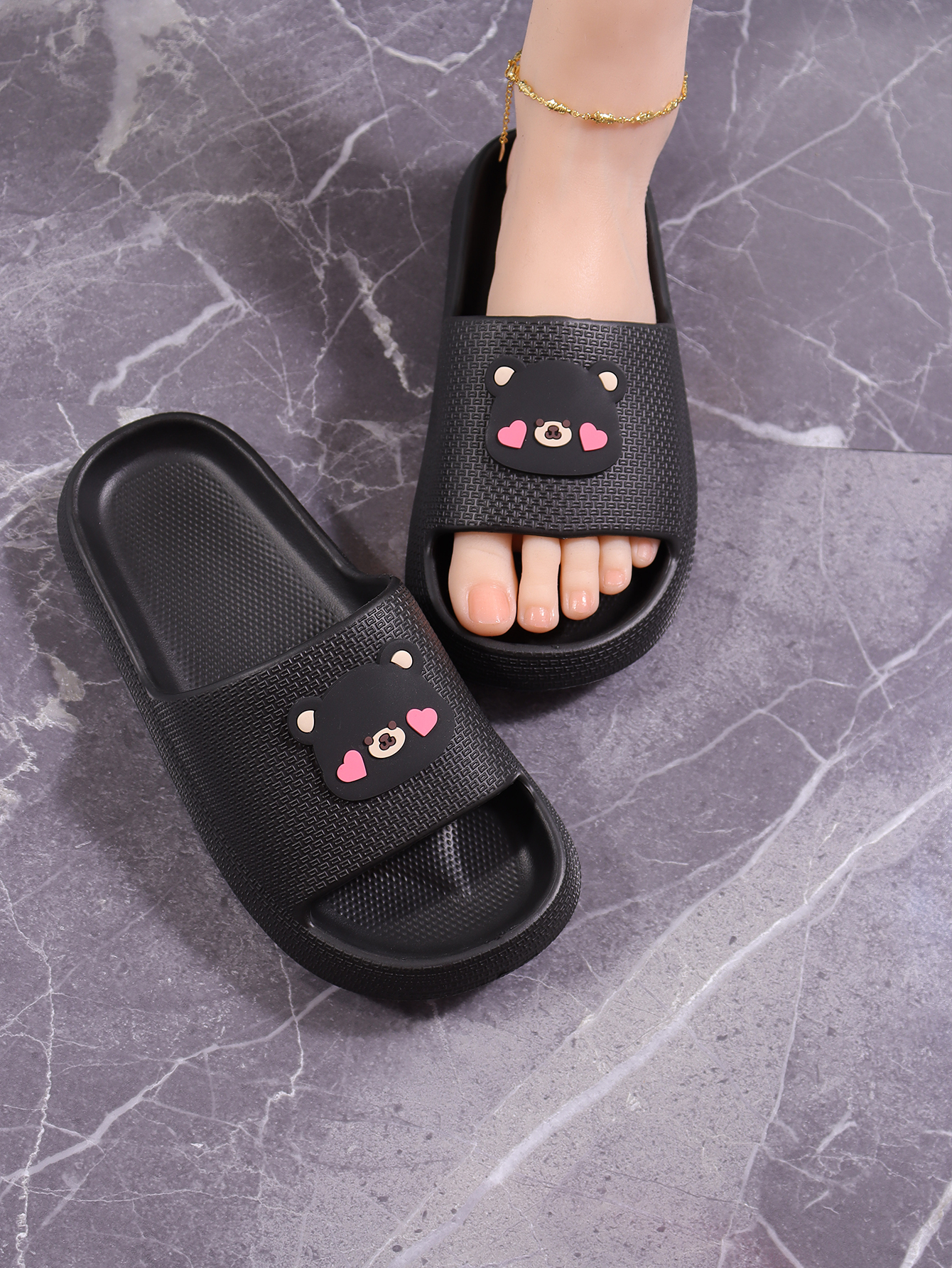 New Style Slippers Women Household Indoor Anti-slip Bathroom Bath Soft ...