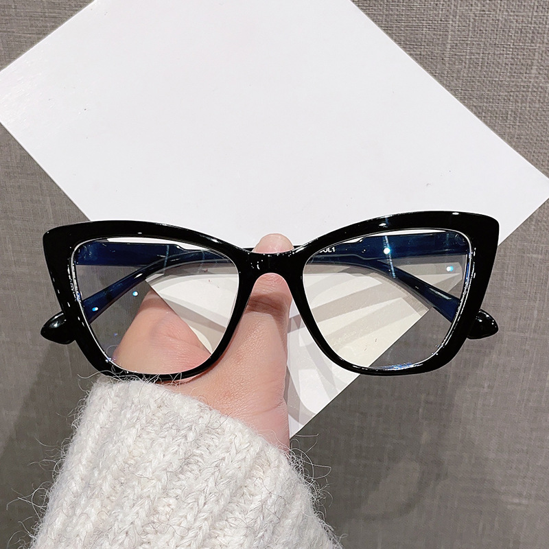 European American Style Unique Retro Ladies Cat Eye Anti Blue Light ...