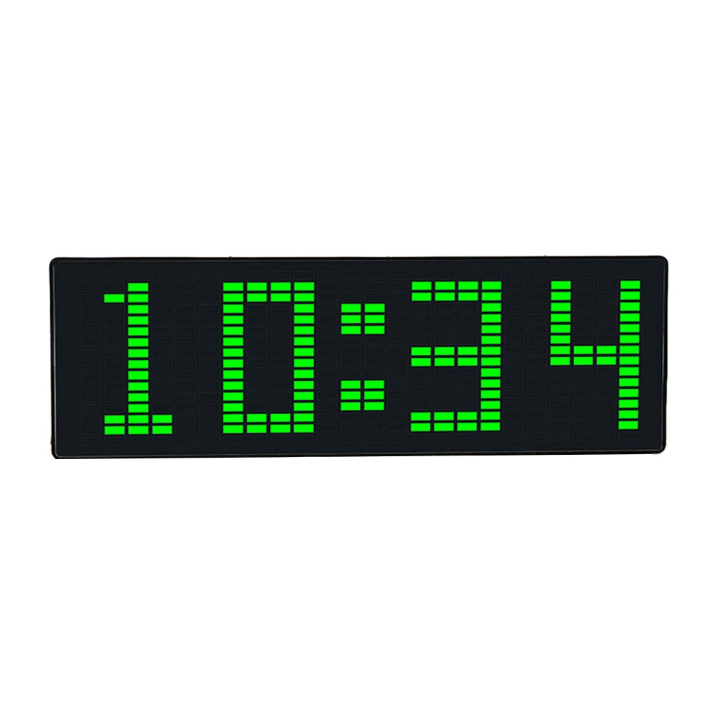 LED Music Spectrum Rhythm Display RGB Light Electronic Clock Voice ...