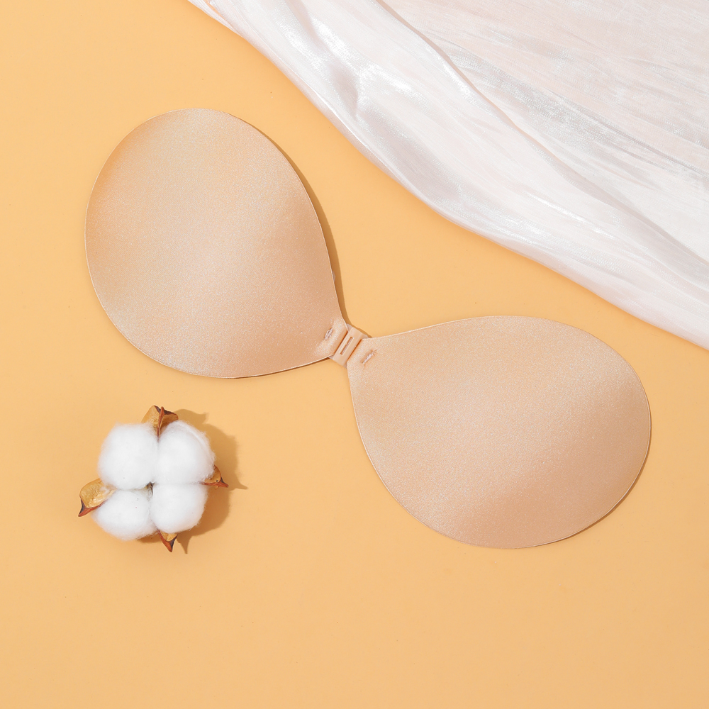 1 Pair Ladies Bra Invisible Push-Up Bra Reusable Strapless Seamless ...