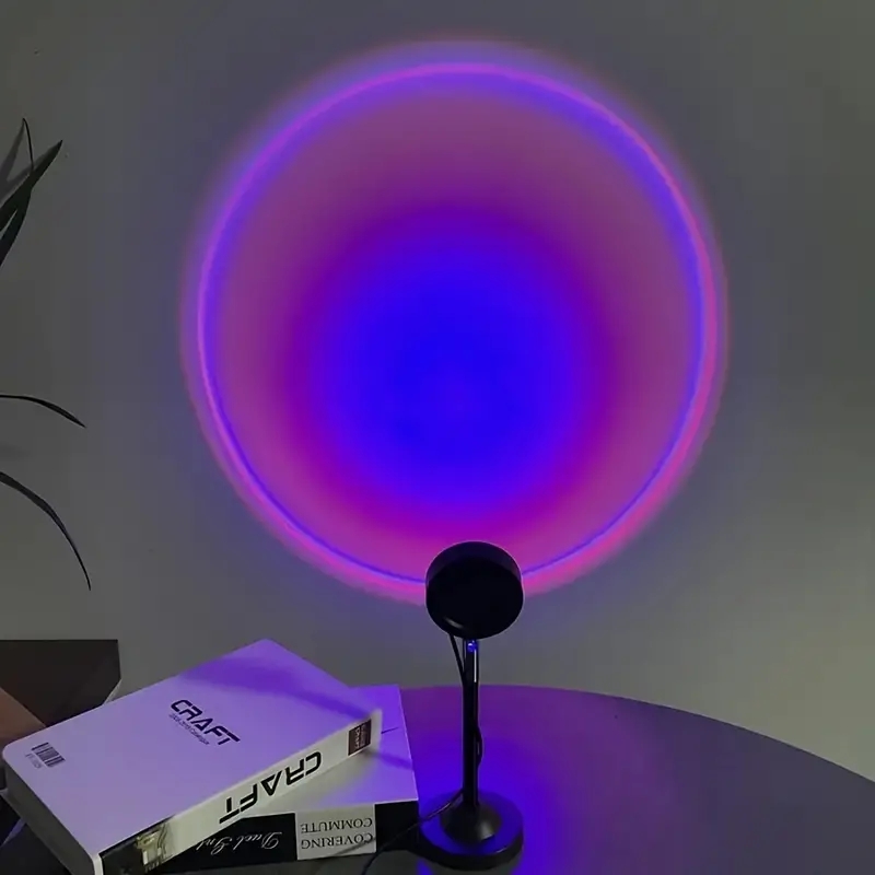 RGB 16-Color LED Sunset Projector Lamp - 1PC to Transform Your Room ...