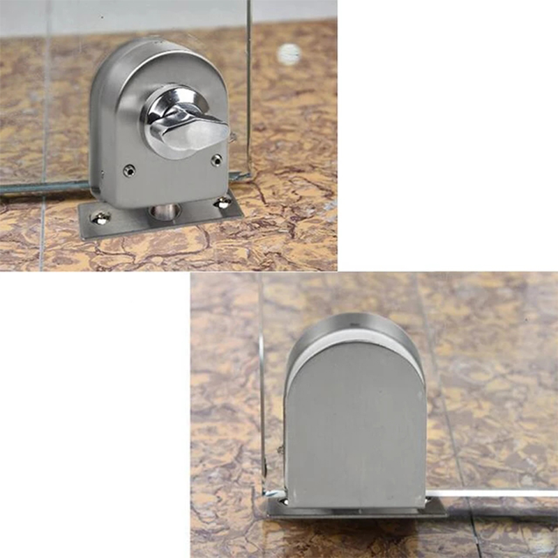 Stainless Steel Glass Door Lock Latch Rotary Knob Open/Close Stainless ...
