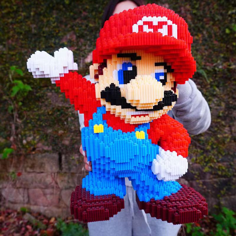 Large Size Super Mario Building Blocks Children's Toys | Shopee Malaysia