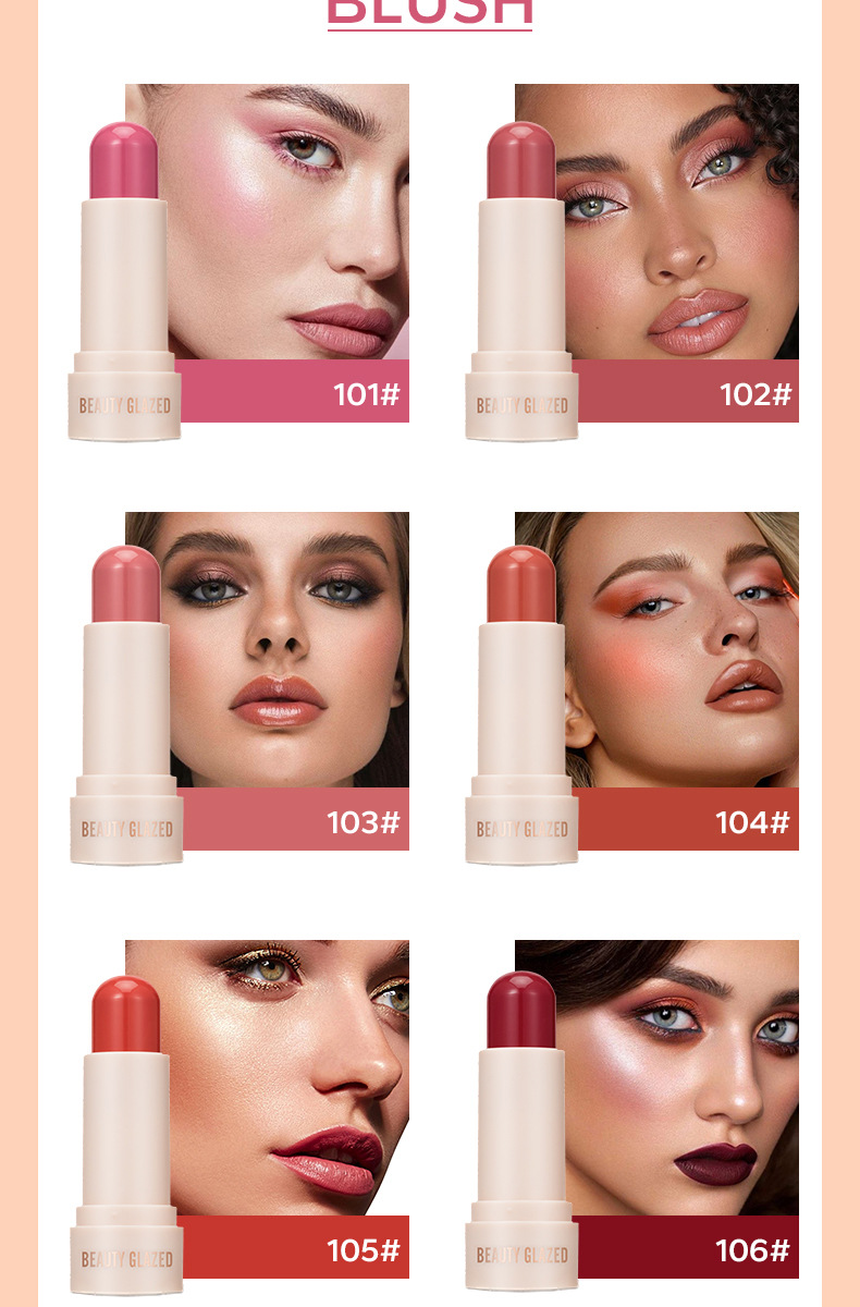 Three-color Highlighter Long-Lasting Waterproof Contouring Brighten ...