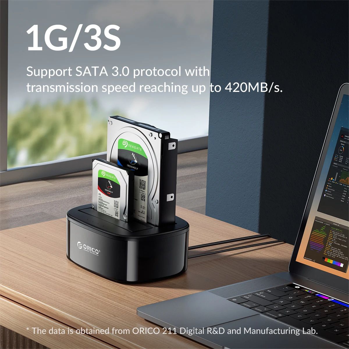ORICO HDD Docking Station USB 3.0 Support 18TB HDD (6228US3) | Shopee ...