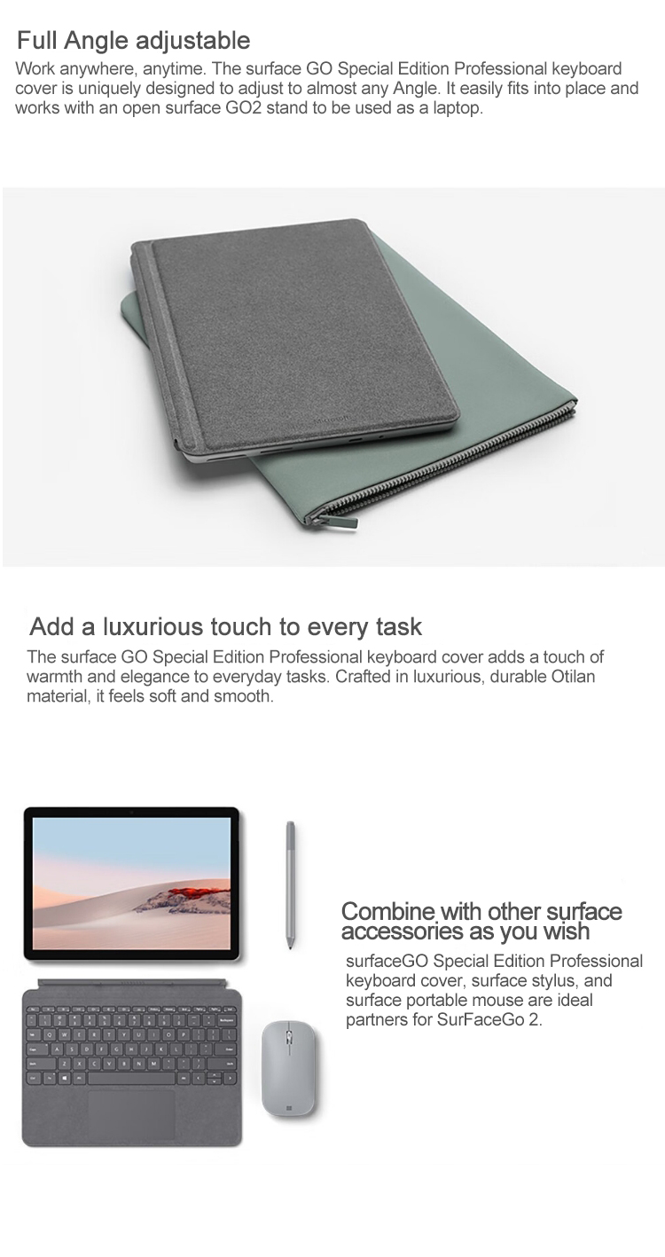 Microsoft Surface keyboard Type Cover for Surface Pro 3 4 5 6 7 7 ...