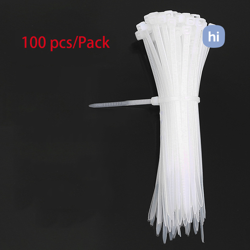 HI HOMES Nylon Cable Tie Buckle Strong Cable Tie Rope Wire Tie Fixing ...