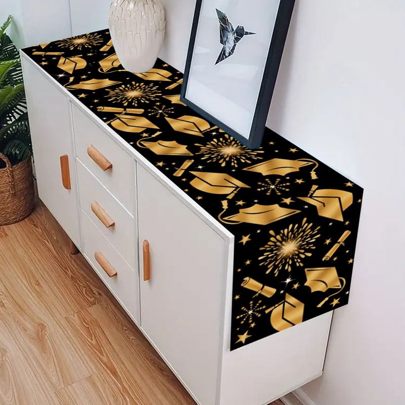 4 Styles Happy Graduation Table Runner Congrats Grad Graduation ...