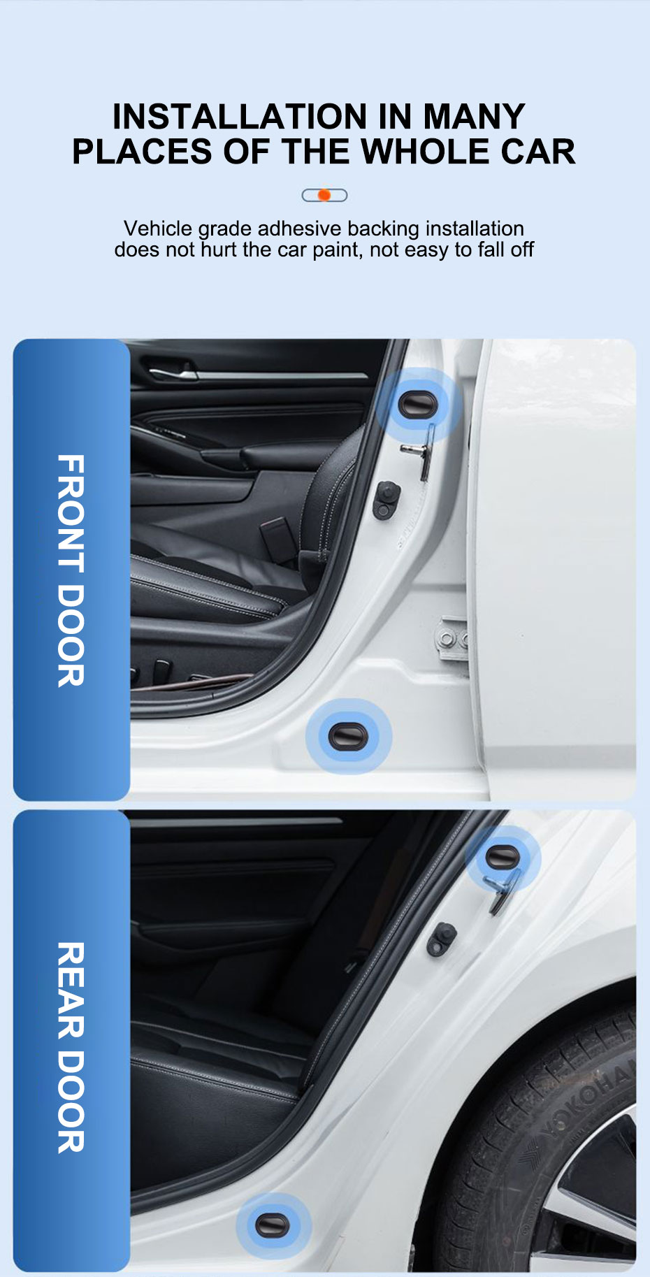 SEAMETAL Door -reducing Shocking Pad Door Anti -collision Pad Car Back ...