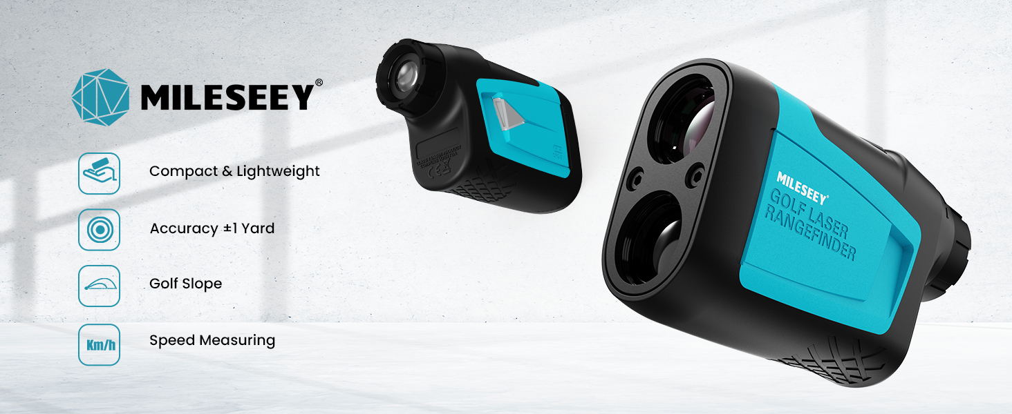 MILESEEY Telescope Golf Laser Range Finder Digital Distance Meter ...