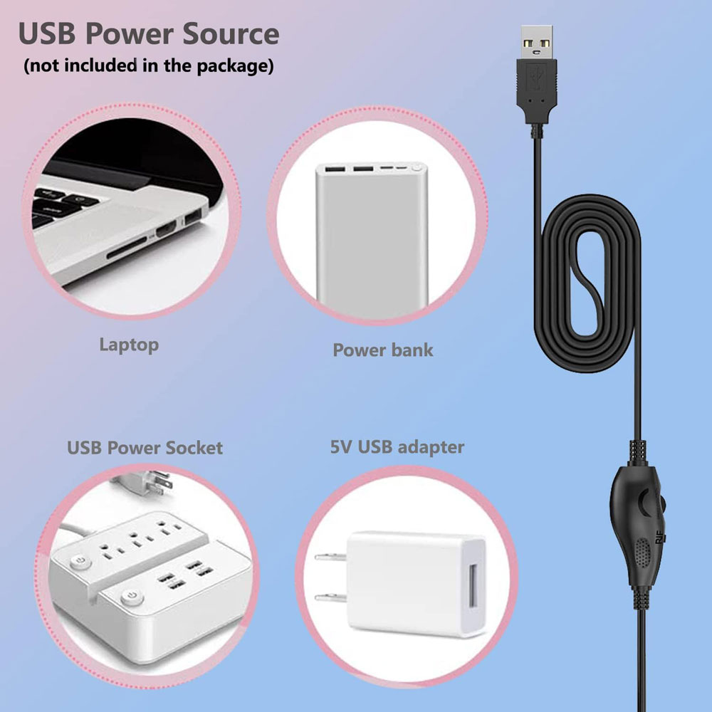 12V Fan Speed Controller, Fan Power Adapter,USB 5V Step UP Boost to DC ...