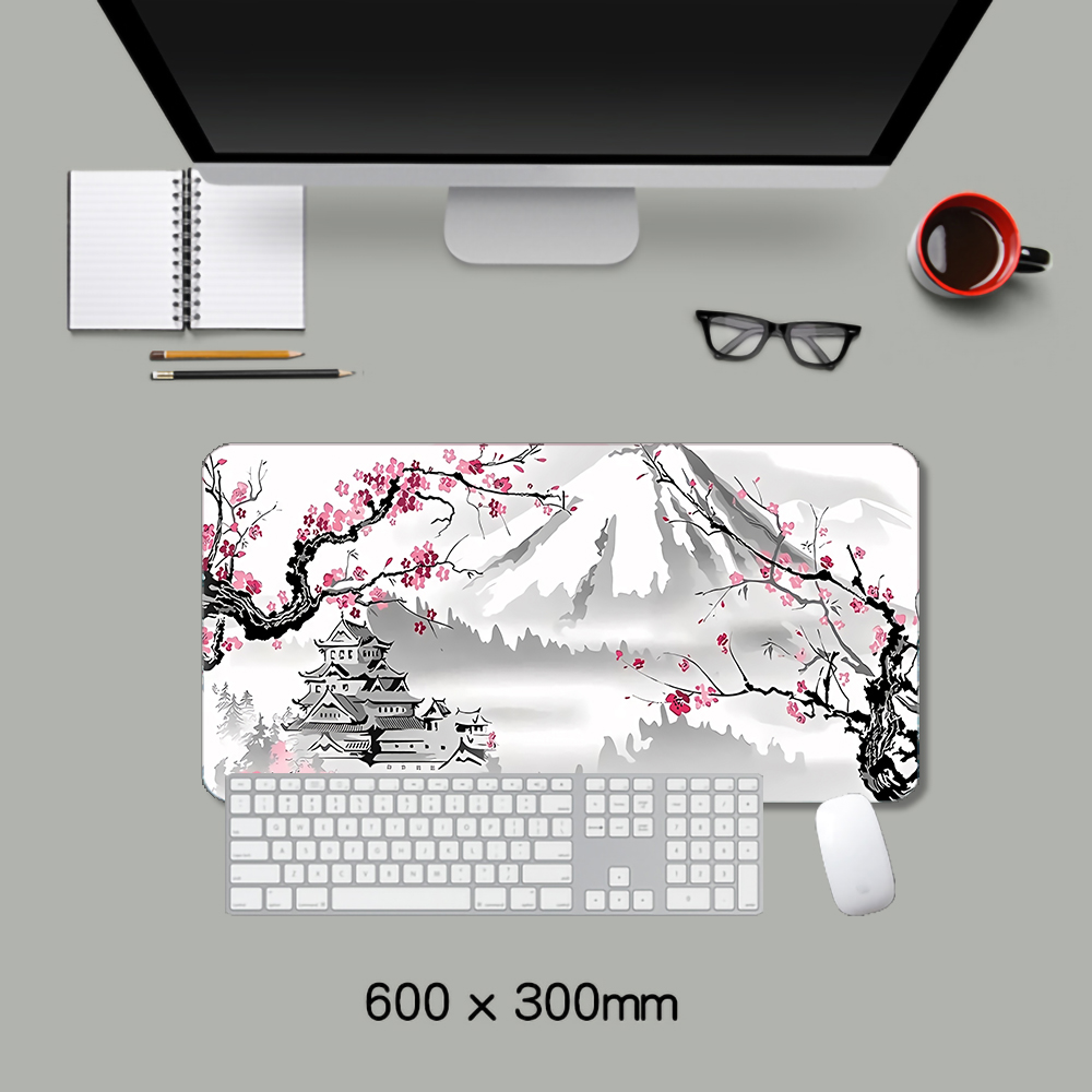 Sakura Japanese Cherry Blossom Mouse Pad Gaming XL Home New HD Mousepad ...