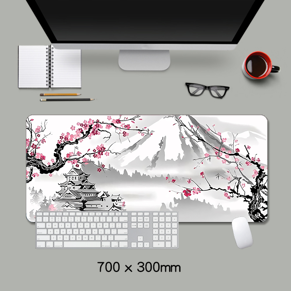 Sakura Japanese Cherry Blossom Mouse Pad Gaming XL Home New HD Mousepad ...