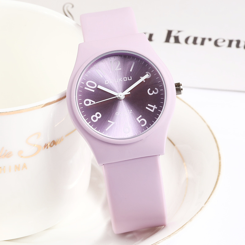 High Quality Candy Colored Women's Quartz Watch Simple and Fashionable ...
