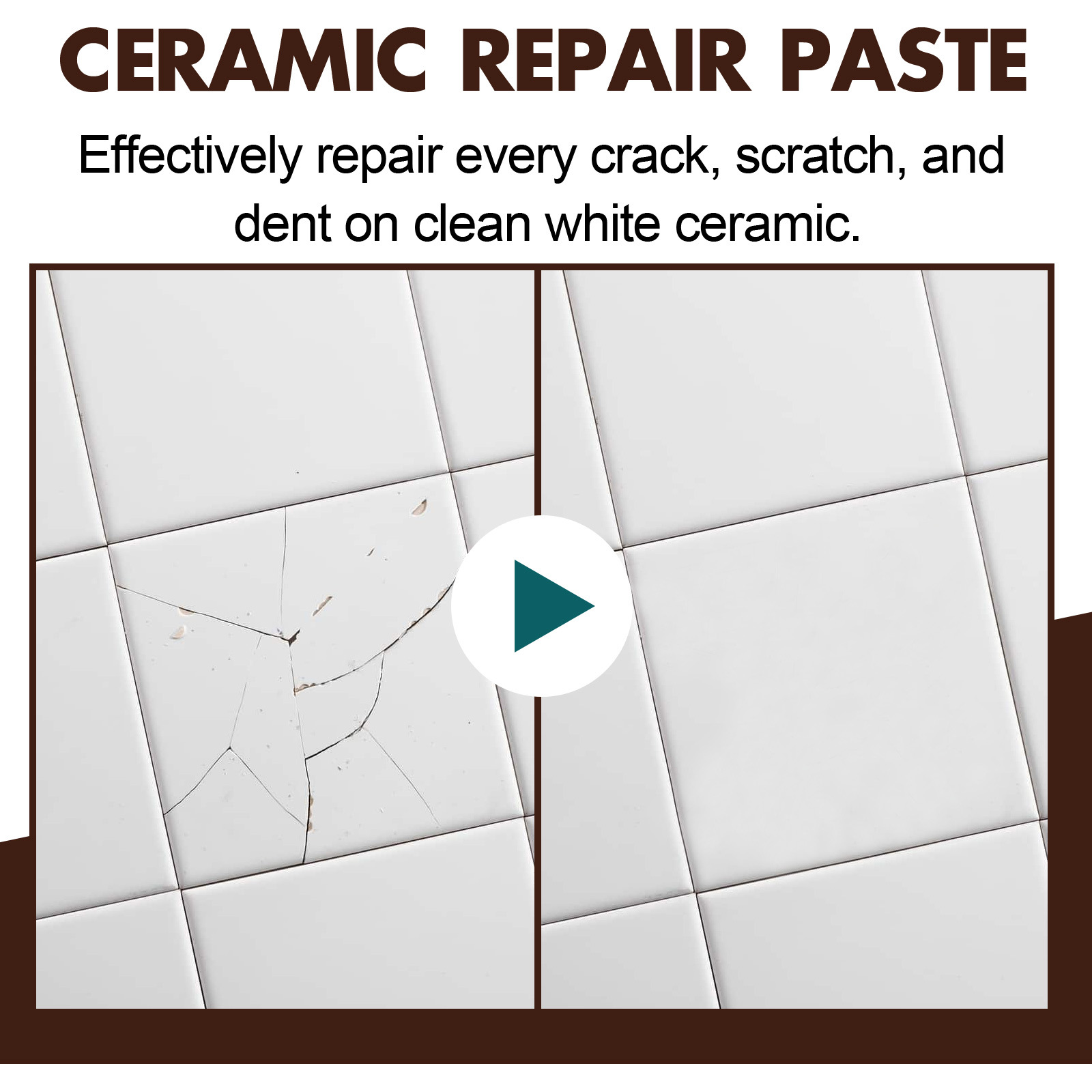 Jaysuing Ceramic Tile Repair Paste Repairing Household Stone Floor ...