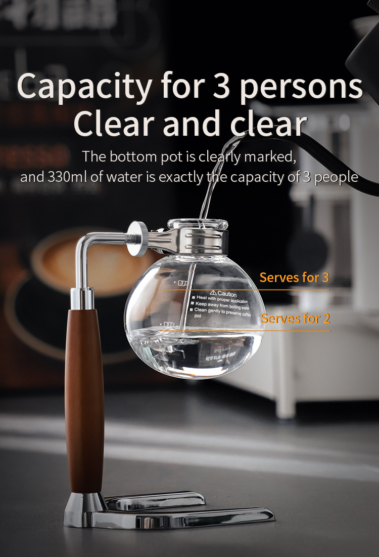 BINCOO Siphon Pot Coffee Pot Household Siphon Distillation Manual ...