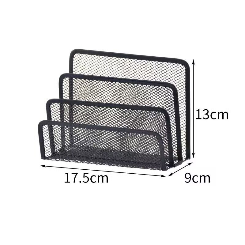 Ohaya | Ins Metal Letterhead Rack Iron Book File Storage Rack Desktop ...