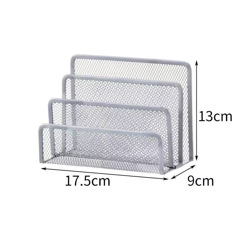 Ohaya | Ins Metal Letterhead Rack Iron Book File Storage Rack Desktop ...