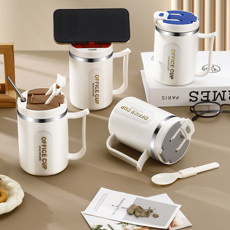 1PC Innovative coffee cup stainless steel mug cup high quality vacuum ...