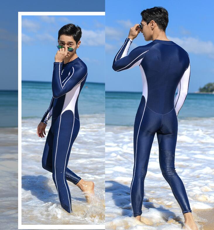 Full Body Diving Suit Men Scuba Diving Wetsuits Swim Surfing UV ...
