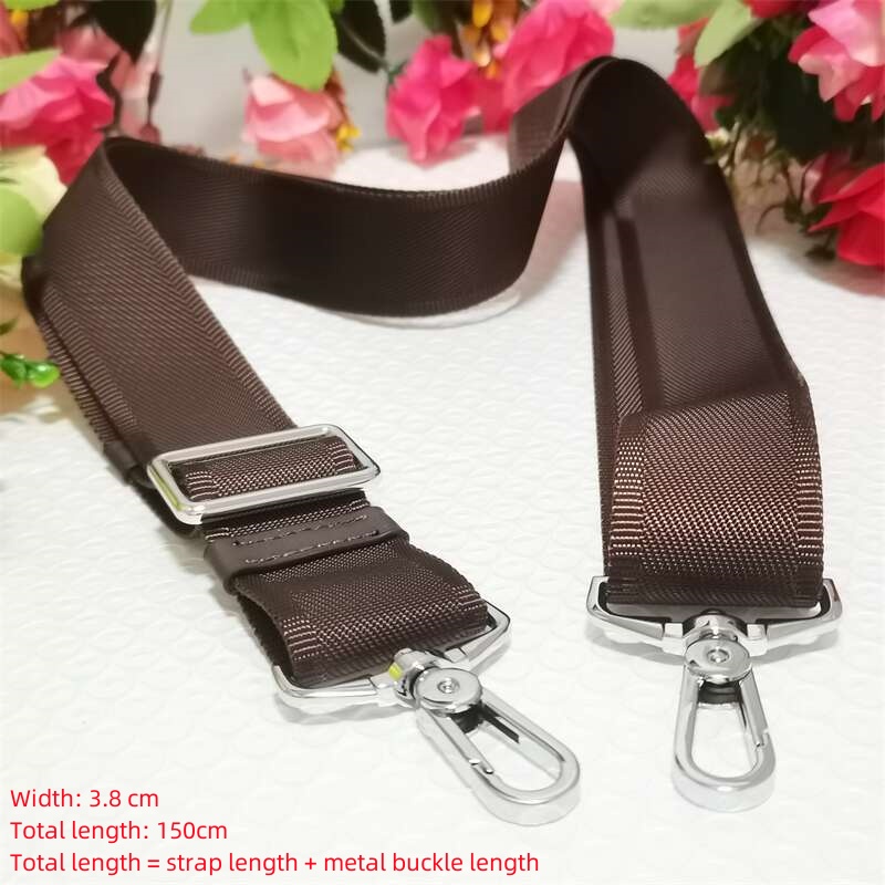 3.8cm wide bag strap, adjustable crossbody strap, bag accessory nylon ...