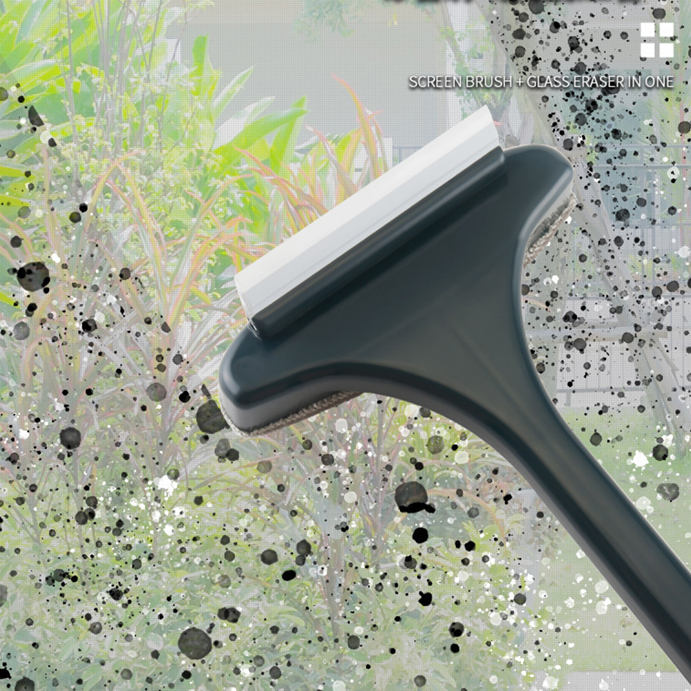 Multifunctional Screen Brush, 2 in 1 Window Cleaning Brush, Retractable ...