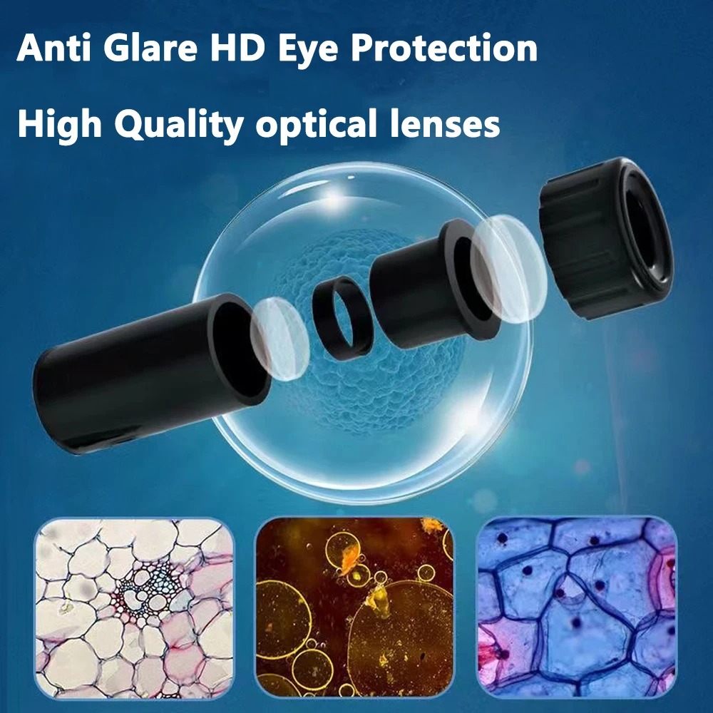 60-120X Mini Pocket Microscope Kit Laboratory Handheld Microscope with ...