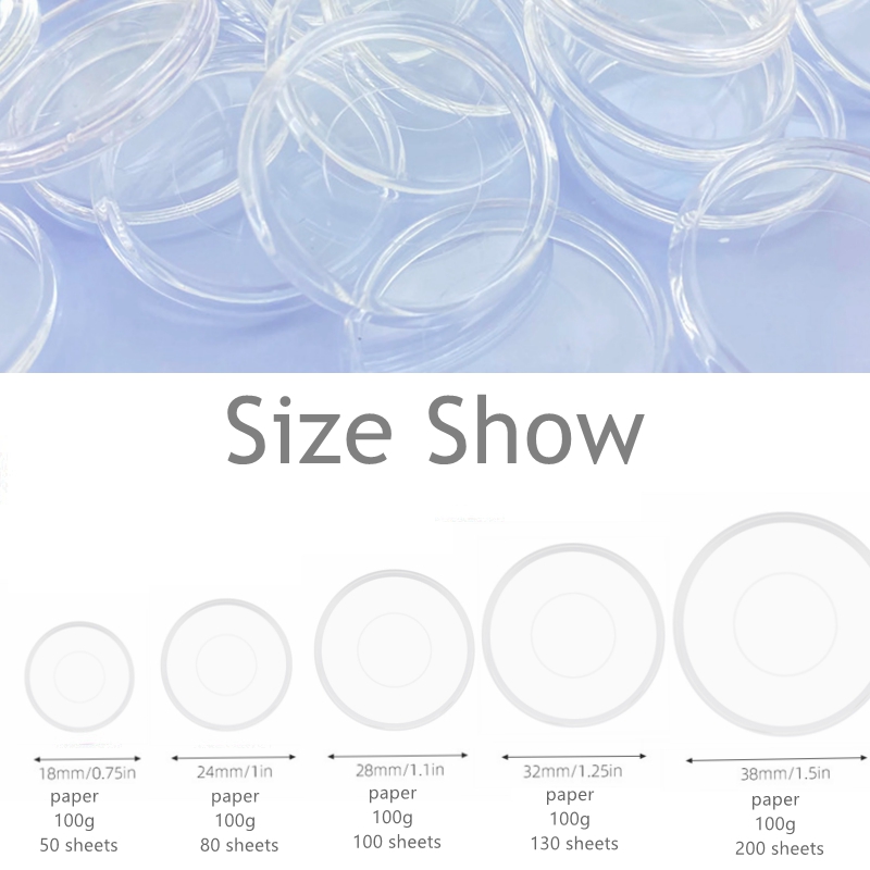 100pcs Discbound Planner Notebook Discs Expansion Discs (super clear ...