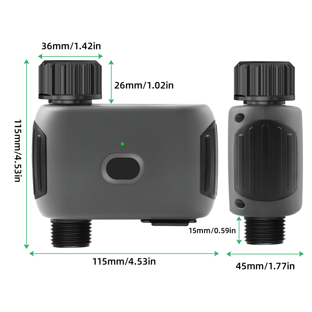 Yieryi Wifi Sprinkler Timer Automatic Watering Irrigation Timer Smart Water Timer App Control