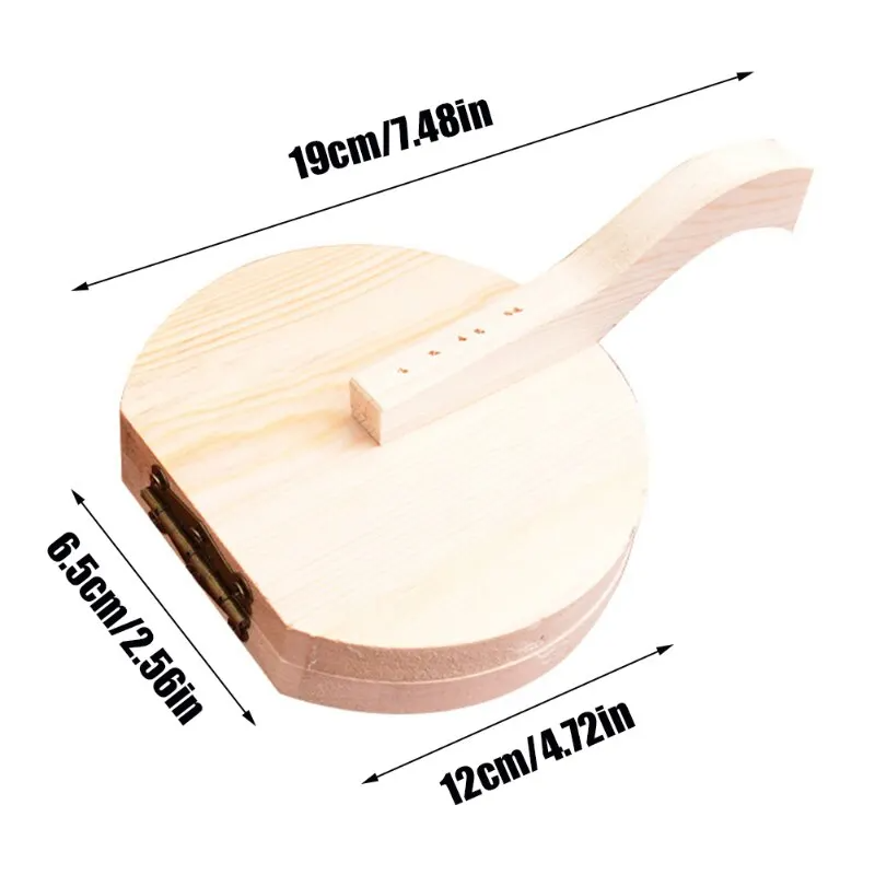 1PC Solid Wood Dough Press Tool Quick Easy Dumpling Skin Presser Home ...