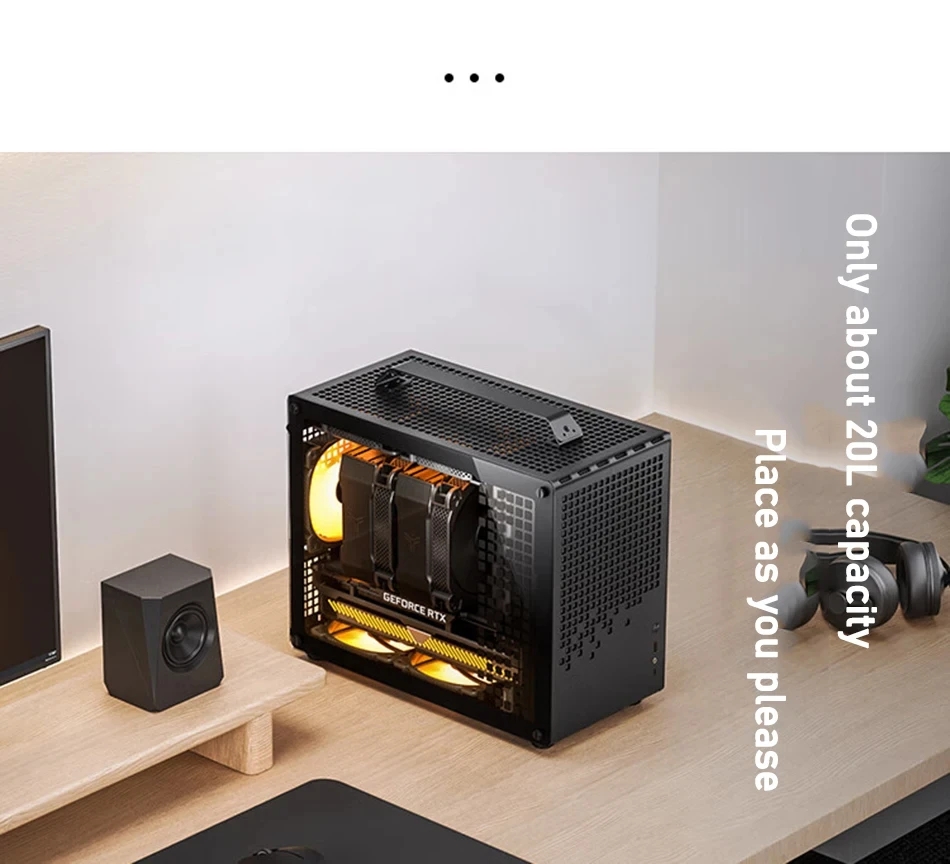 Jonsbo Z20 Matx Case Detachable Portable Mini Desktop Chassis Supports 363mm Graphics Card 240