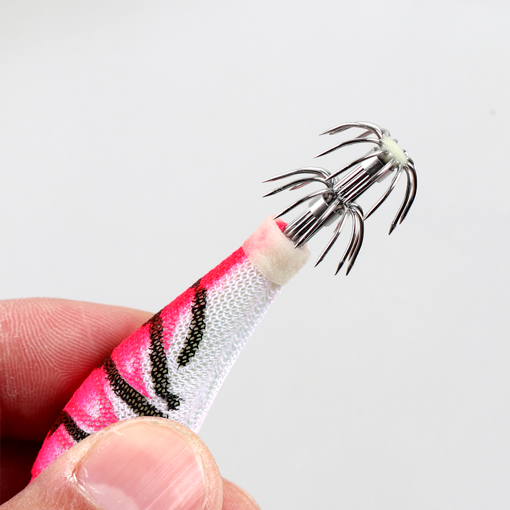 Squid Jig Hard Fishing Lures Shrimp Prawn Luminous Glow in Dark ...