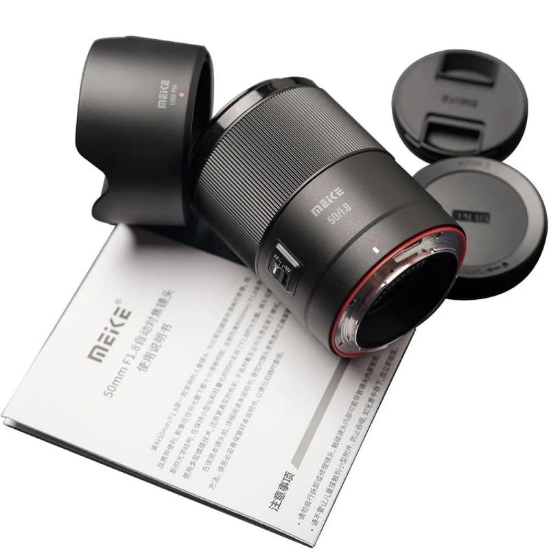 Meike 50mm f1.8 Full Frame Auto Focus Lens for Sony E / Nikon Z Mount L ...