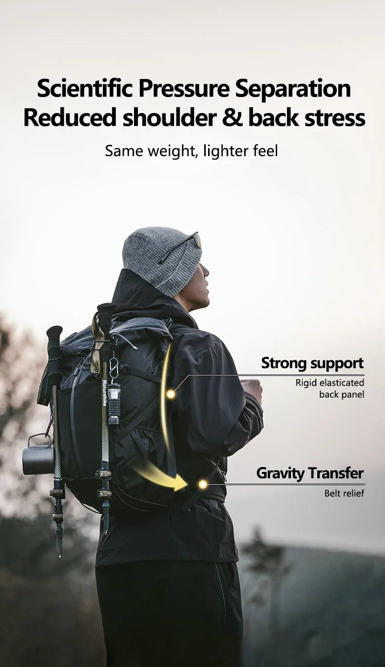 Naturehike Outdoor Breathable Mountaineering Helium Series Backpack ...