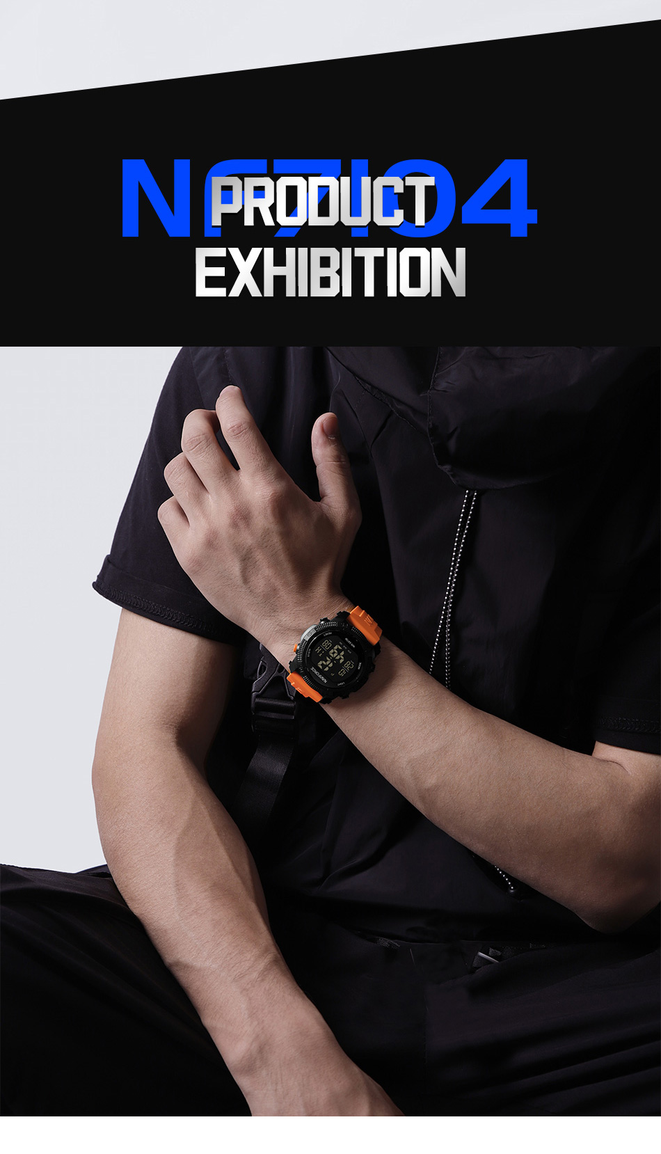 【NAVIFORCE】7104 New Model 2024 Original Sports Watch Waterproof Digital ...