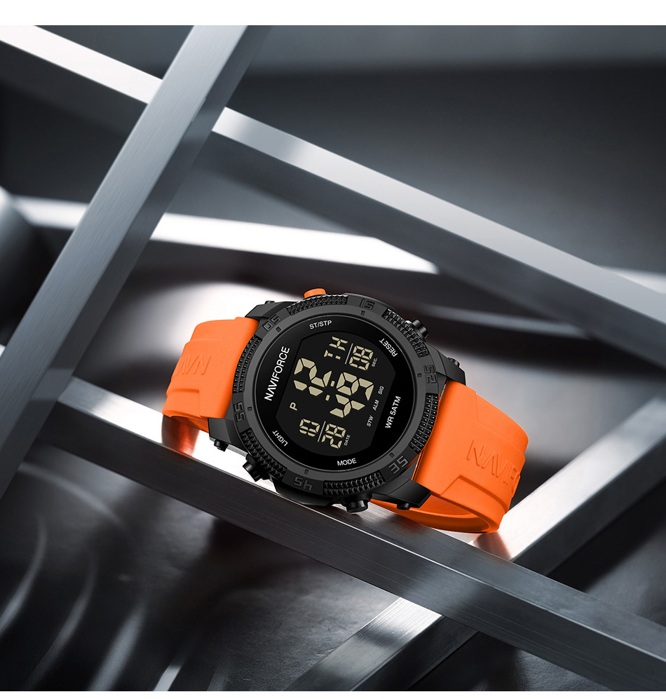 【NAVIFORCE】7104 New Model 2024 Original Sports Watch Waterproof Digital ...