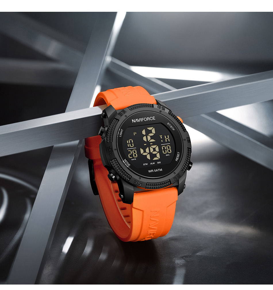 【NAVIFORCE】7104 New Model 2024 Original Sports Watch Waterproof Digital ...