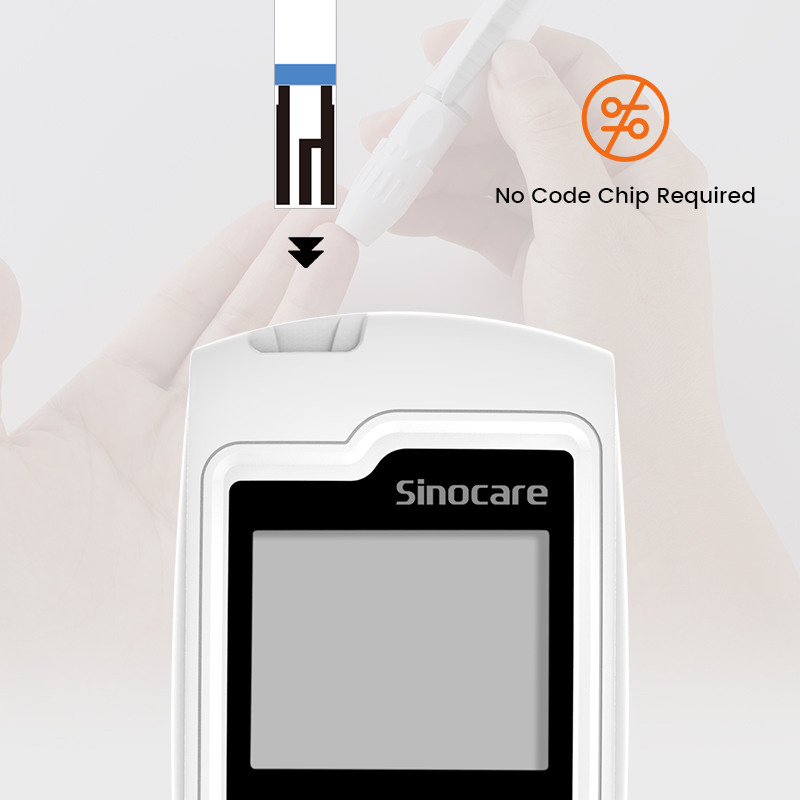 [MDA Approved] Sinocare GA-3 Blood Glucose Monitor Glucometer 25pcs ...