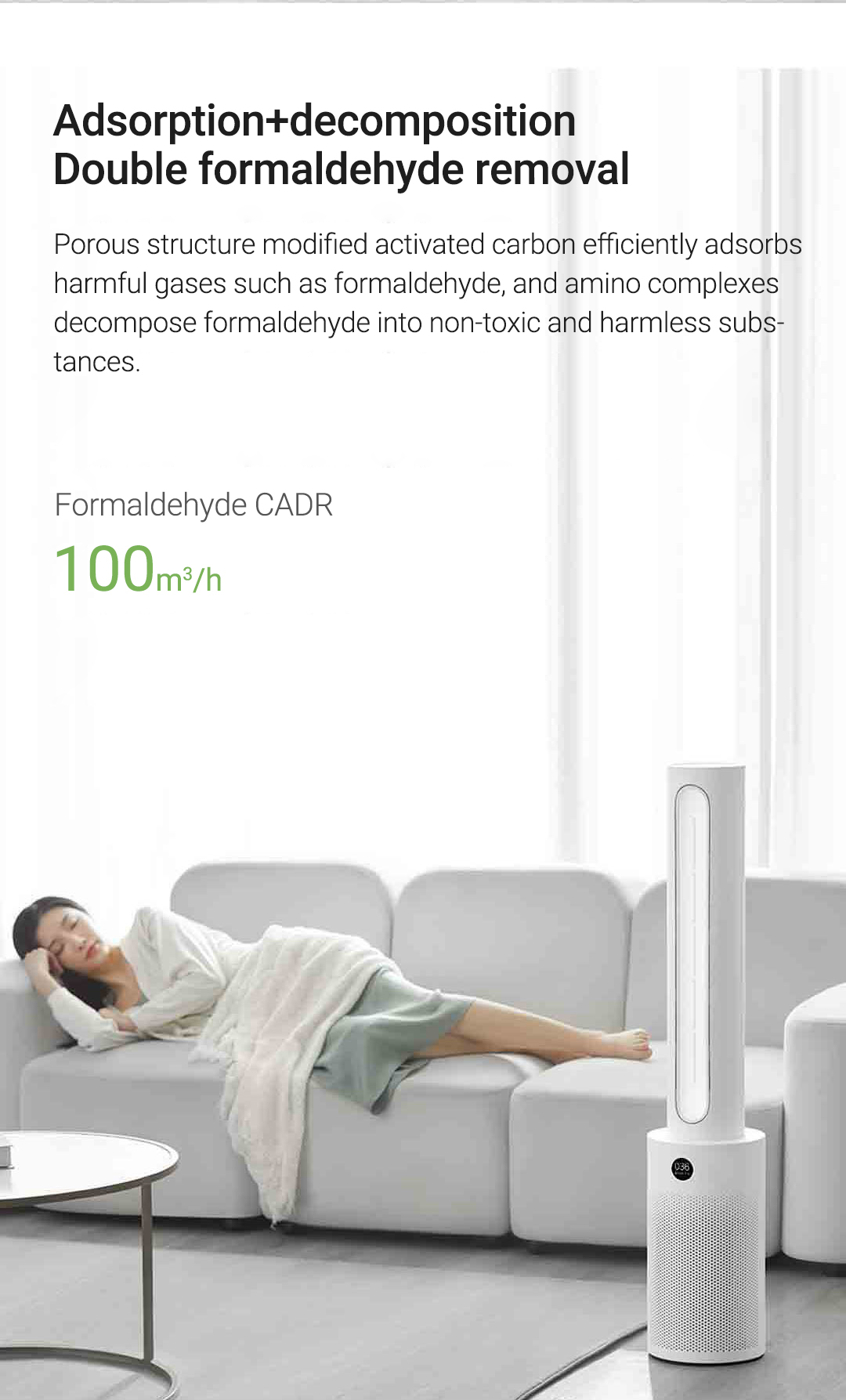 Xiaomi Mijia Leafless Purification Fan, Advanced Formaldehyde Purge ...