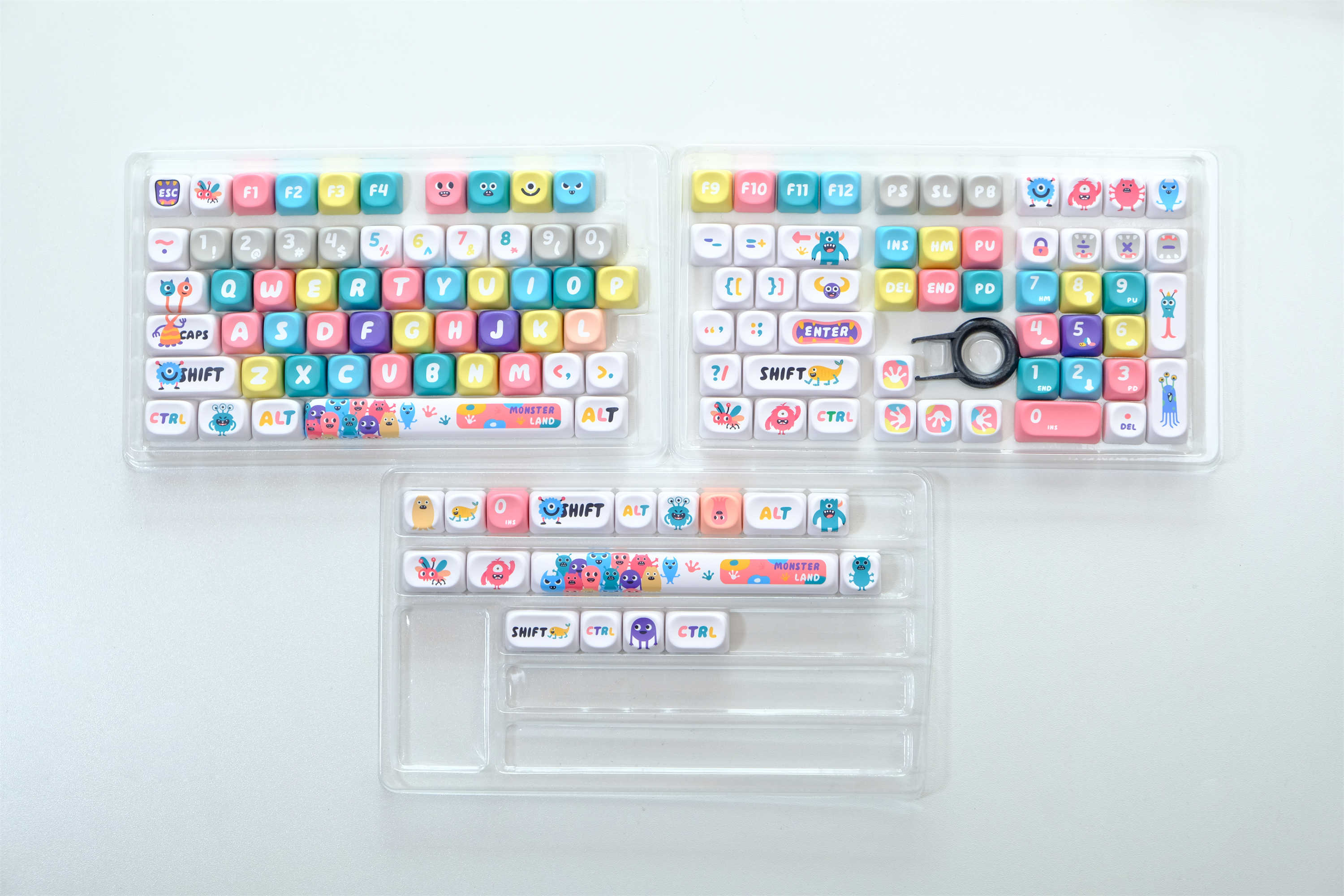 GMK Little Monster keycaps, 126 Keys keycaps MOA Profile DYE-SUB ...