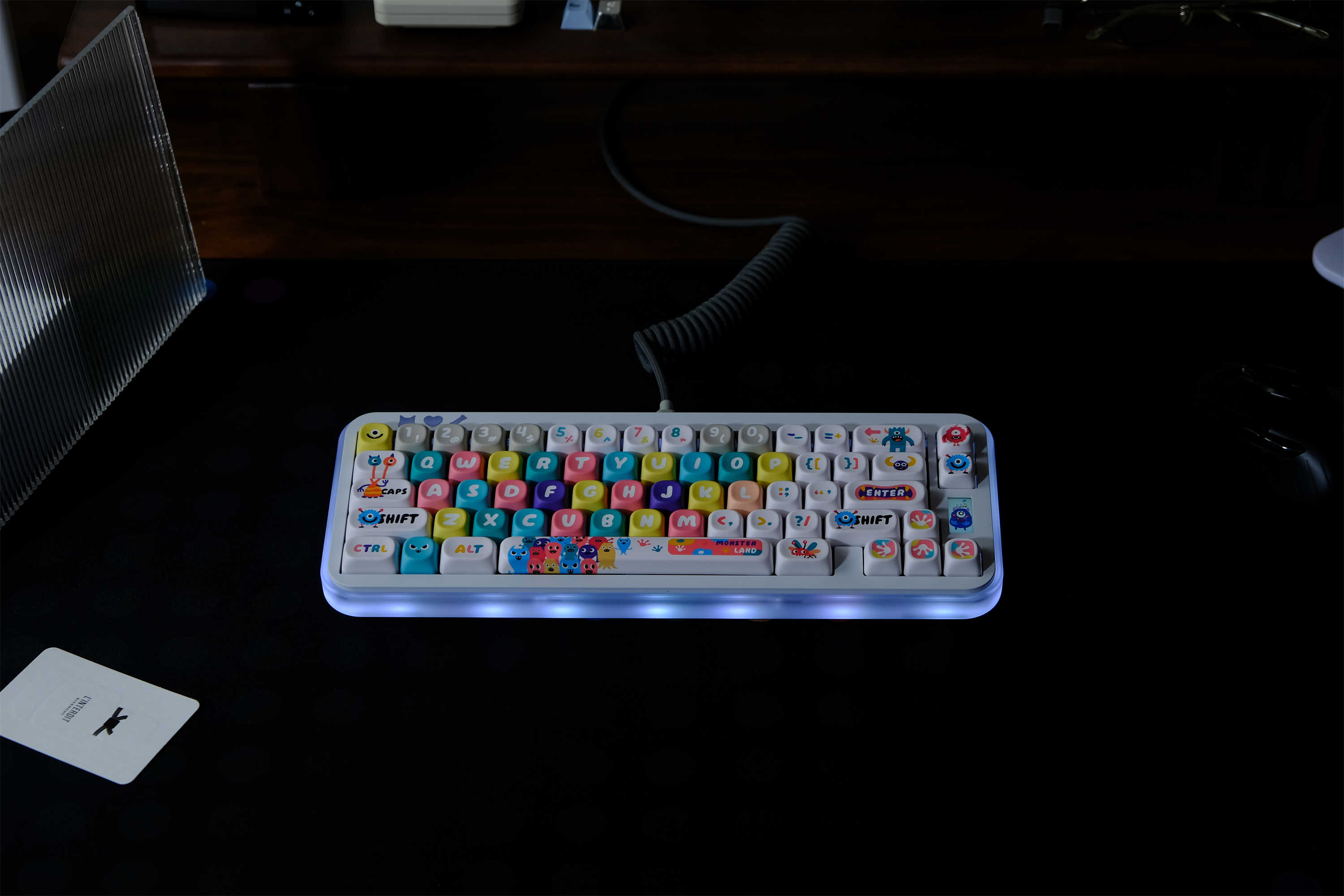 GMK Little Monster keycaps, 126 Keys keycaps MOA Profile DYE-SUB ...